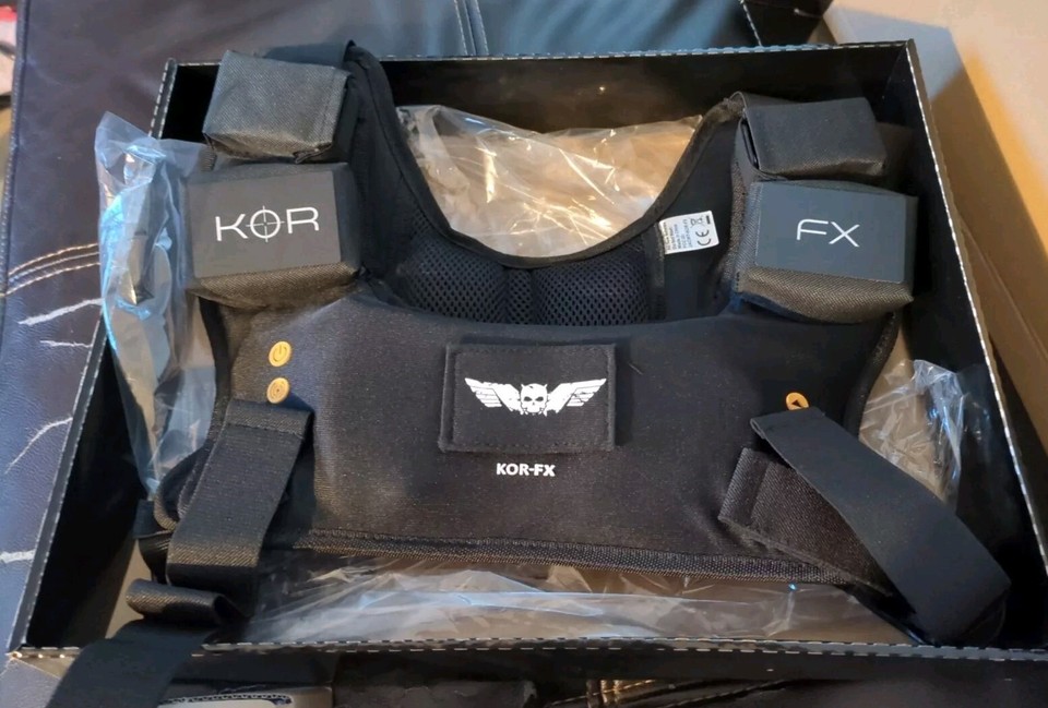 Kor-FX Immersive Black Precision Gaming Vest | eBay