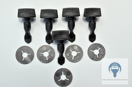 Halteklammer Schraube Clip Set Audi Seat Skoda VW, 6N0129355, 6Q0807643 ...