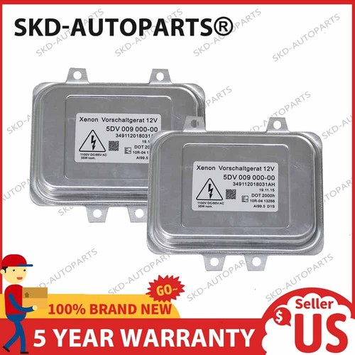 2x HID Xenon Ballast Control Unit 5DV00900000 For BMW E60 E61 E65 E66 E70 X5 X6 | eBay