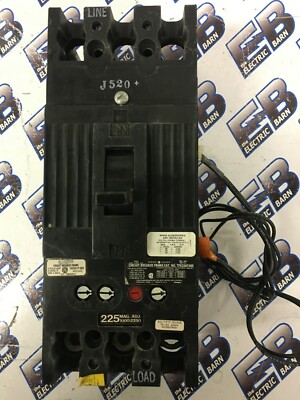 GE TFK236F000 Circuit Breaker 225A Trip 600V 3P 120/240V ST Black ...