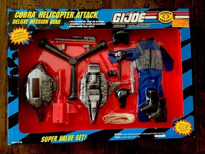 NEW IN BOX 1993 HALL OF FAME GI JOE COBRA HELICOPTER ATTACK ACCESSORY ...