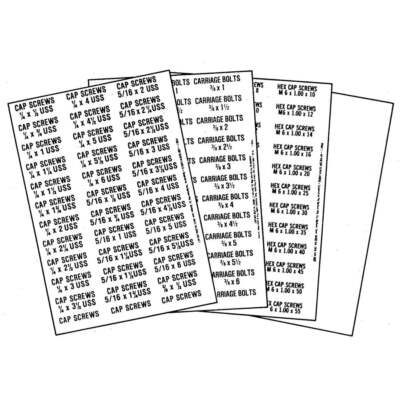 USS Fastener Bin Labels 738287899917| eBay