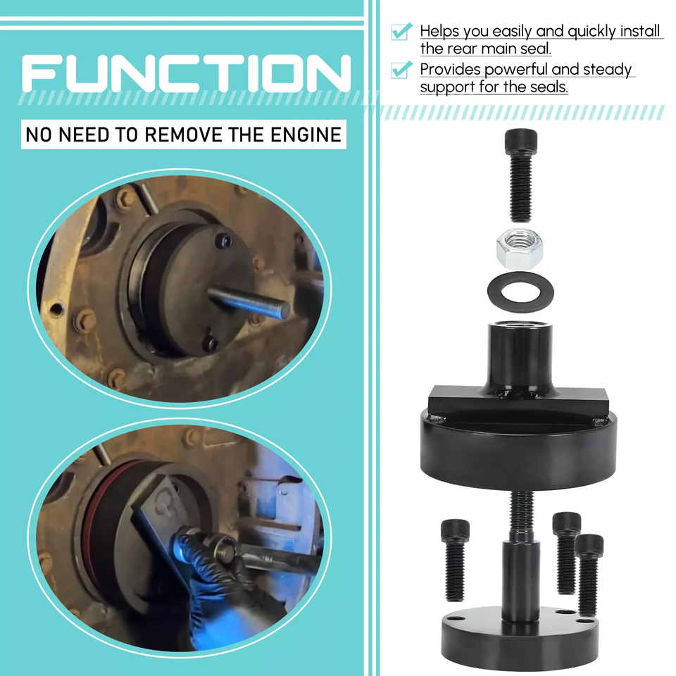 Rear Main Seal Installer Tool JT30040B fits J D 202 219 239 329 359 414 ...