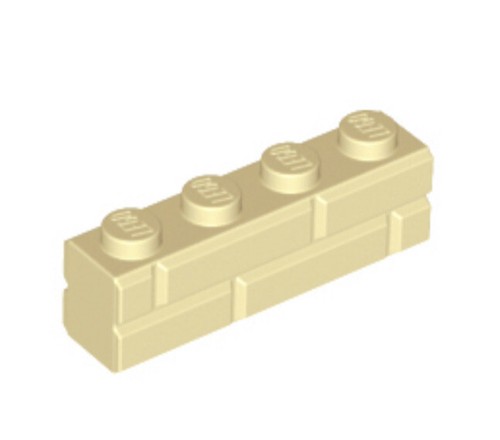 Lego 5x Masonry Profile Bricks Tan 1x4 6232136 - 15533 Pieces & Parts ...