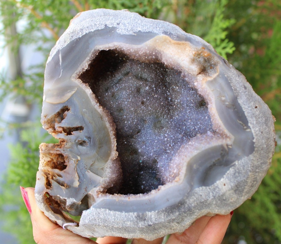 Amythst In Geode Minerals Specimen #M51 | eBay