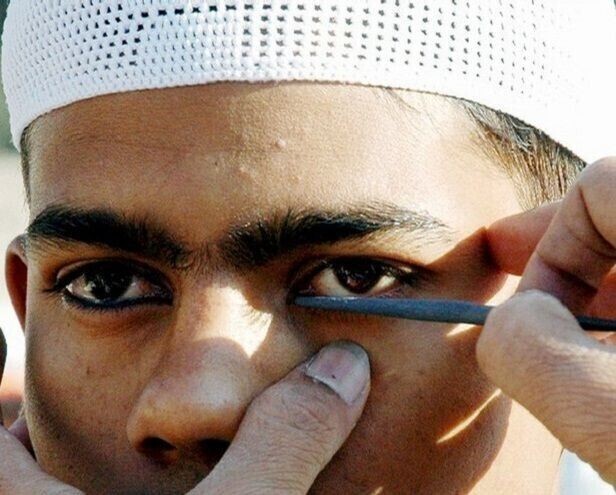 4X Pcs Black Eyeliner kajal Kohl surma india Kohla Traditional Arabic ...