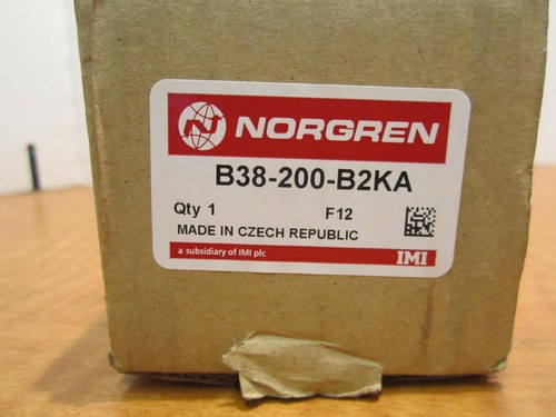 Norgren B38 Series aluminum precision regulator -B38-200-B2KA- 1/4" NPT ...