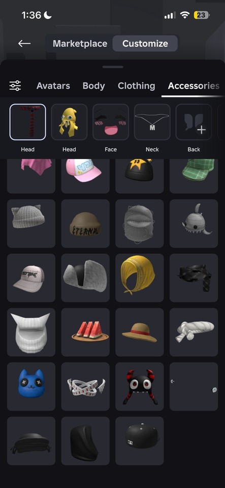 Roblox Avatar Customization Bundle with Clothing, Accessories ...