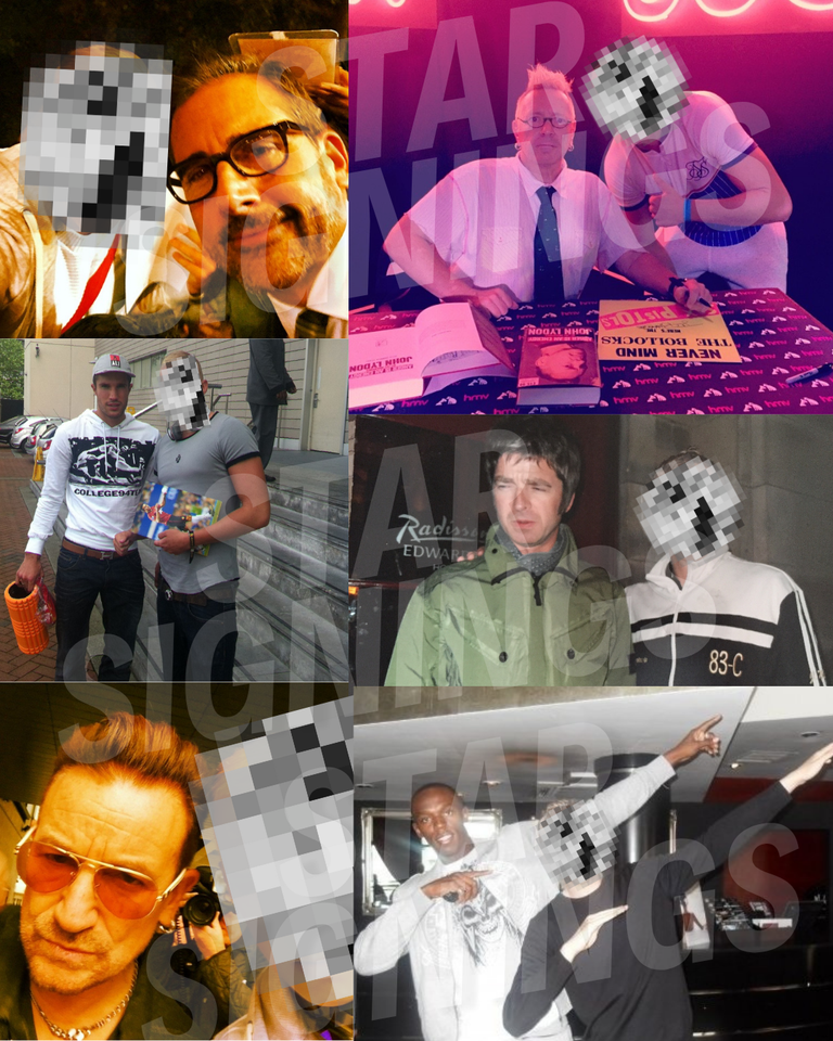 Liam & Noel Gallagher & Bonehead ++ Hand Signed 14x11 Photo Oasis PSA ...