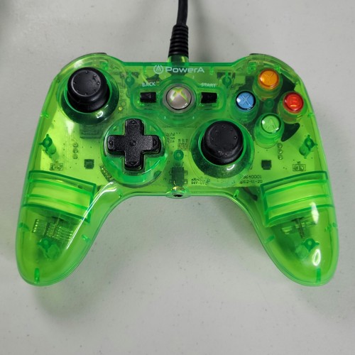 PowerA Wired Green Mini Pro Ex Controller Microsoft Xbox 360 USB Tested ...