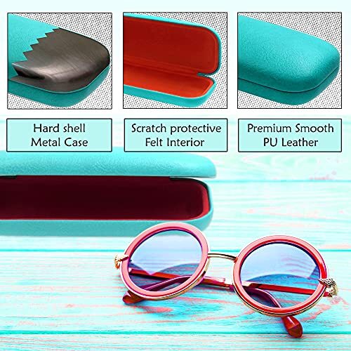 Women's Hard Eyeglass Case | Protective Hard Shell Glasses Case 1as126 ...