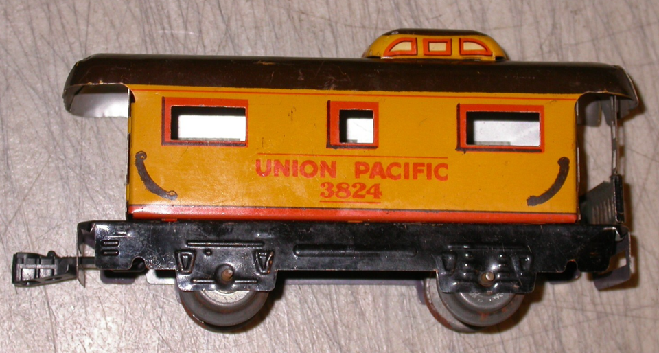 Vintage Marx O 027 490 NYC Steam Freight Train Set Runs Tin Litho 553 ...