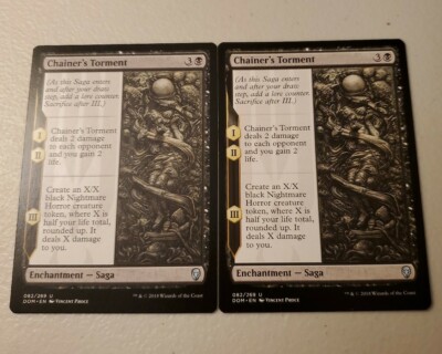 Mtg 2x Chainer's Torment Moderate Play | eBay
