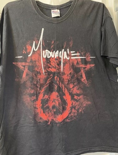 Vintage Mudvayne Red Face Noose Stars Black Short Sleeve T Shirt Size ...