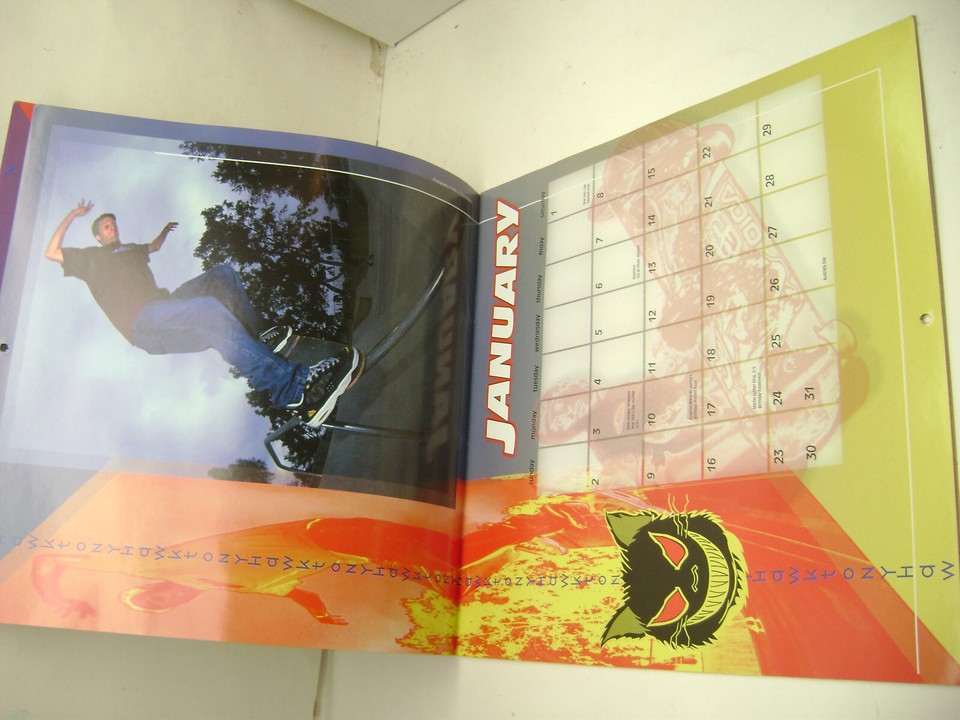 TONY HAWK 2000 CALENDAR NEVER USED | eBay
