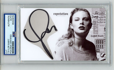 Taylor Swift ~ Signed Autographed Reputation Signature ~ PSA DNA ...