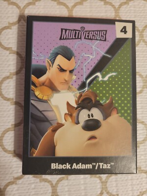 2024 McDonald's Multiversus Black Adam/Taz Tin w/ Puzzle Happy Meal Toy ...