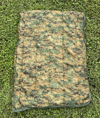 USGI Marpat Woobie Blanket Wet Weather Poncho Liner with Zipper ...