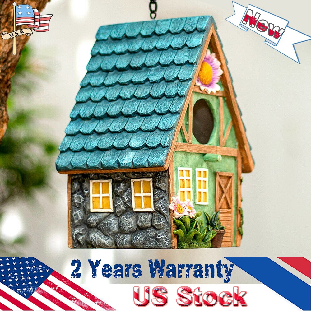 Rustic Painted Bird Houses