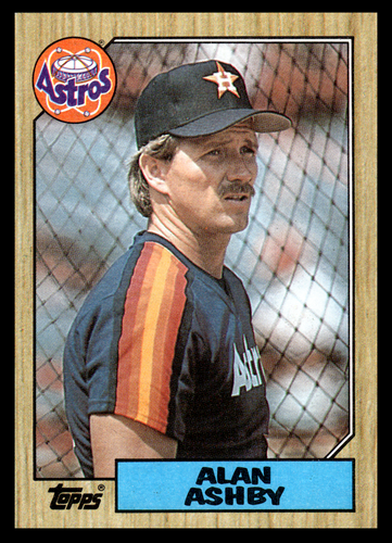 1987 Topps Alan Ashby #112 Houston Astros MLB Baseball | eBay