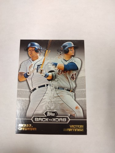 2016 Topps Back to Back #B2B10 Victor Martinez/Miguel Cabrera (PWE)(02 ...