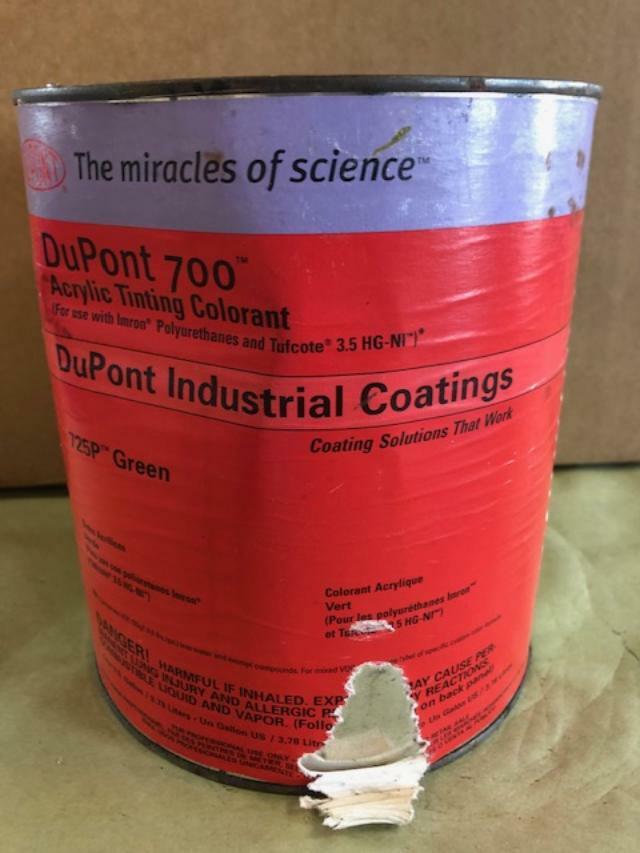 DuPont 700 Industrial Coating 725P Green Gallon | eBay