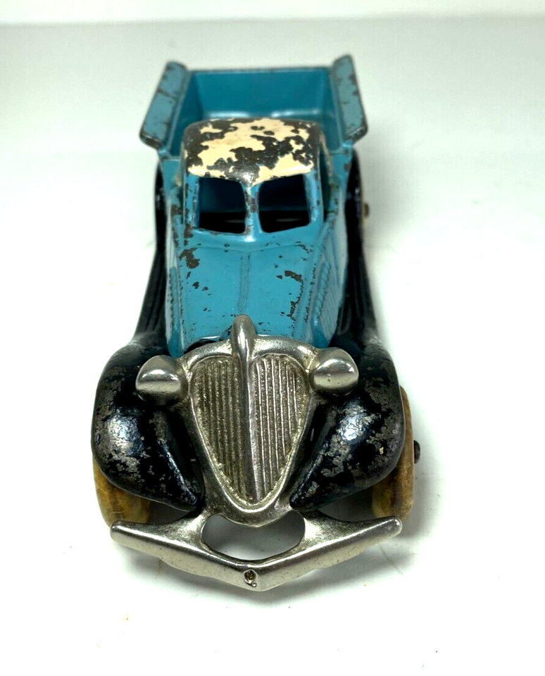 HUBLEY BLUE & BLACK TERRAPLANE WRECKER PICK-UP TRUCK 6.5" | eBay