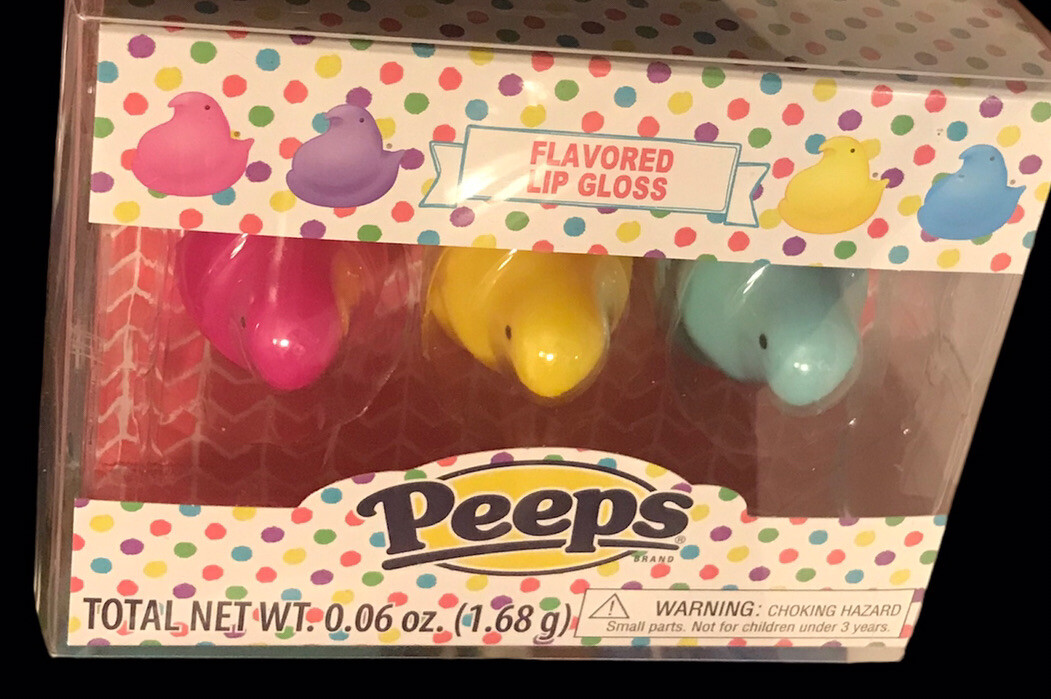 Easter Peeps Flavored Lip Gloss 3 Chick Gift Set - for sale online | eBay