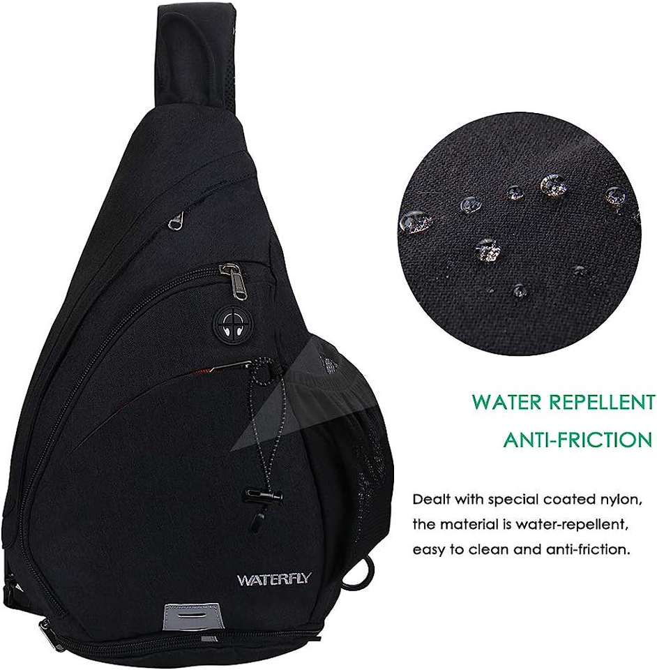 Waterfly Sling Backpack, Chest Bag Shoulder Crossbody Bag Triangle ...