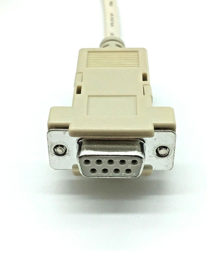 CineRAID RJ11 To RS232 / DB9 9-Pin Serial 5 Feet (Female) Cable ...