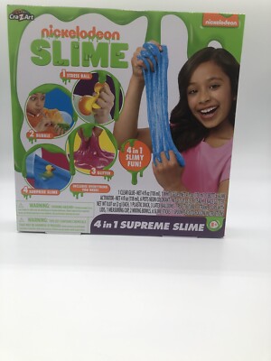NEW Cra-Z-Art Nickelodeon Slime 4-in-1 "Supreme Slime" Kit -Everything ...