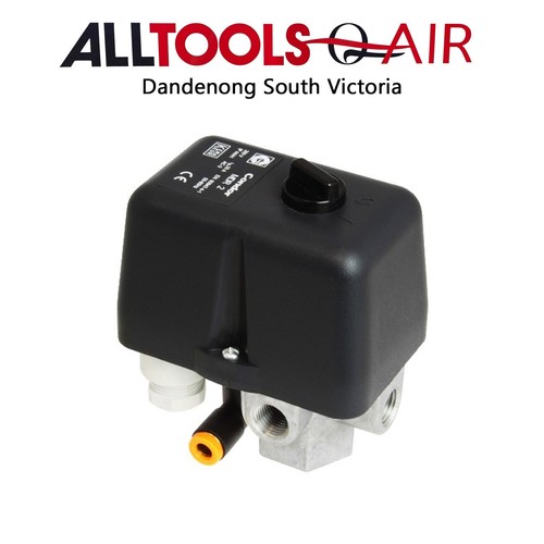 CONDOR MDR2 (Genuine) Air Compressor Pressure Switch 175psi 4 port inc ...