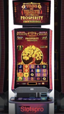 SG Light and Wonder J43 Tree of Wealth Prosperity Slot Machine Software ...