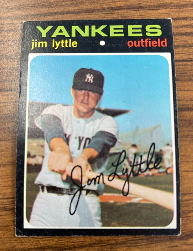 1971 TOPPS # 234 JIM LYTTLE NEW YORK YANKEES | eBay
