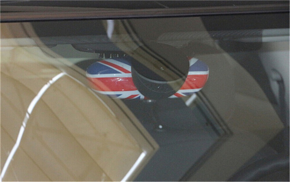 Union Jack UK Flag Rear View Mirror Cover Housing For MINI Cooper R55 ...
