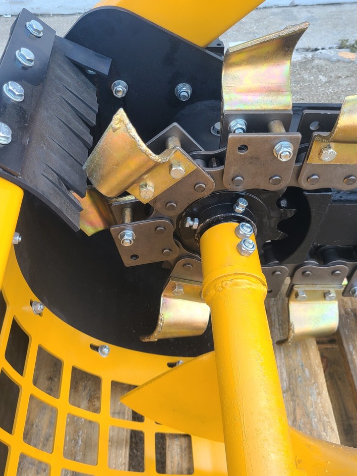 Mini Skid Steer Trencher Ditch Digger Attachment 36" Depth 6" Width ...