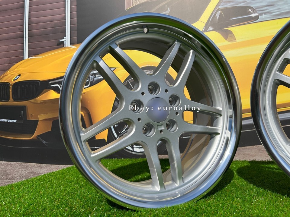 4X 18" 5x120 Styling 37 Parallel M5 style Silver Wheels Fits For BMW ...