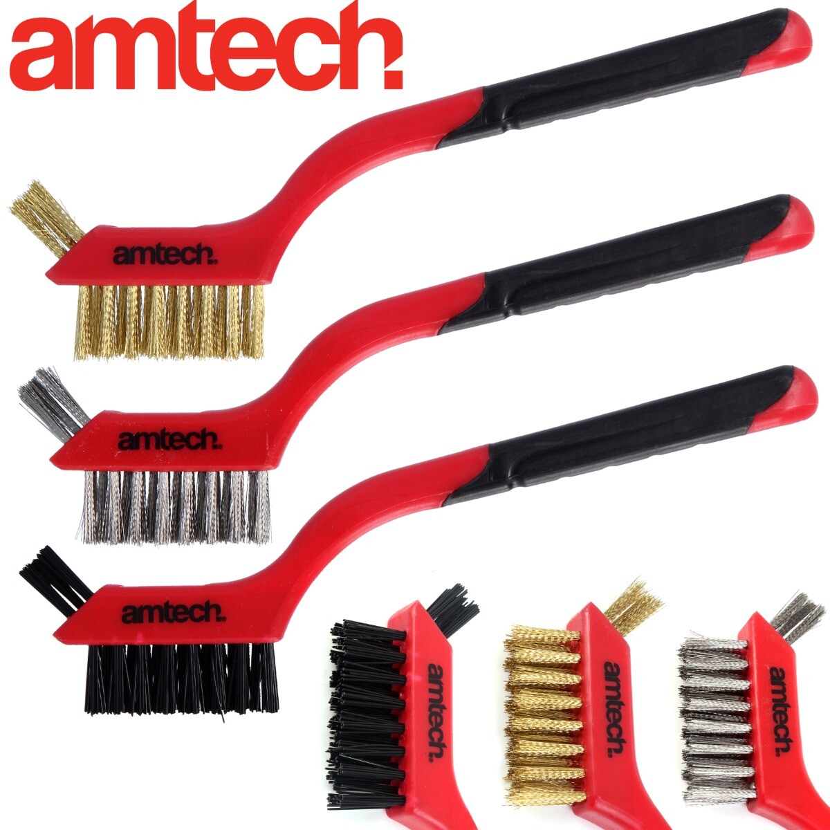 Soft bristle wire brush store