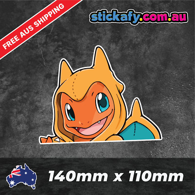 Cute Charmander Sticker Funny Laptop Car Window Bumper 4x4 Ute Decal ...