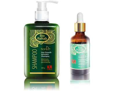 TianDe Bio Rehab Hair Growth Set | Shampoo & Tonic for Thicker ...