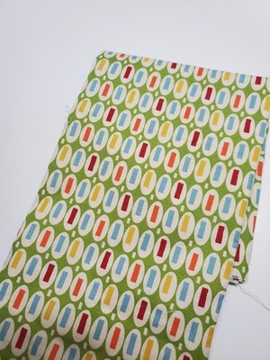 American Jane Fabric Pez Print Sandy Klop Green Sew Quilt Cotton OOP ...