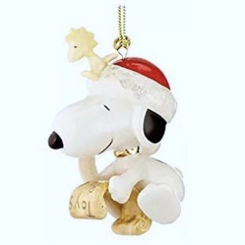 Lenox Snoopy's List For Santa Ornament Peanuts Woodstock Christmas Gift NEW | eBay