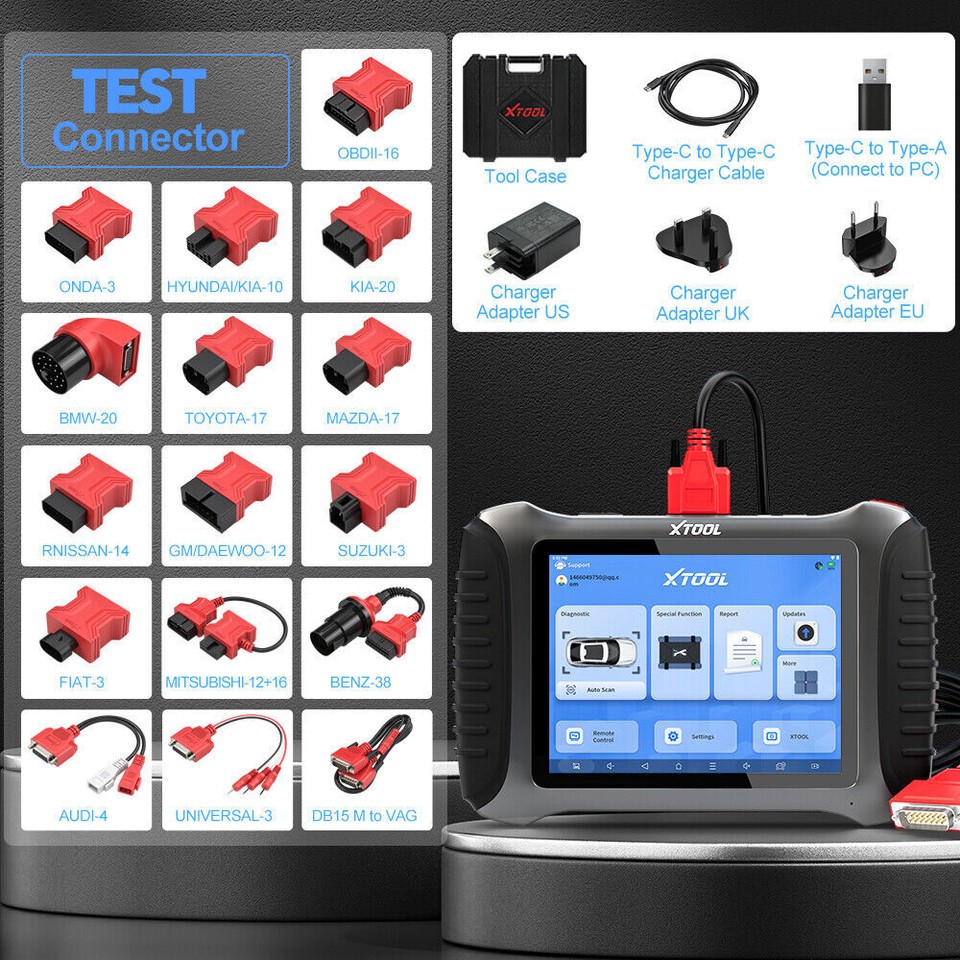 XTOOL IP900S Topology MAP ECU Coding Scanner Auto Diagnostic Tool 41 ...