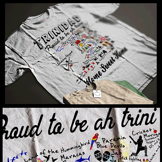 Trinidad t-shirt Trinidad and Tobago flag TNT Trini Island Proud Trini ...