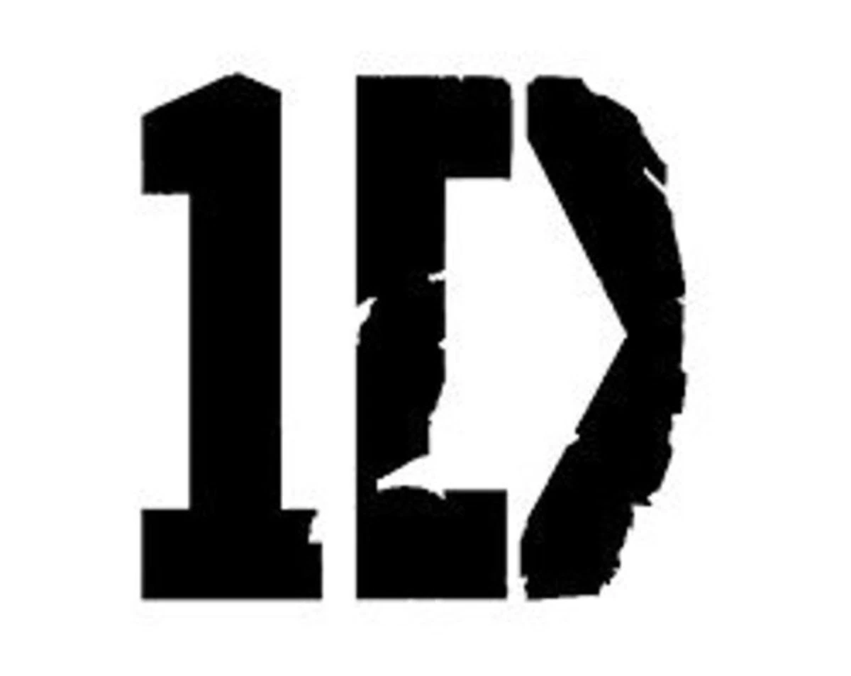 1d Logo White