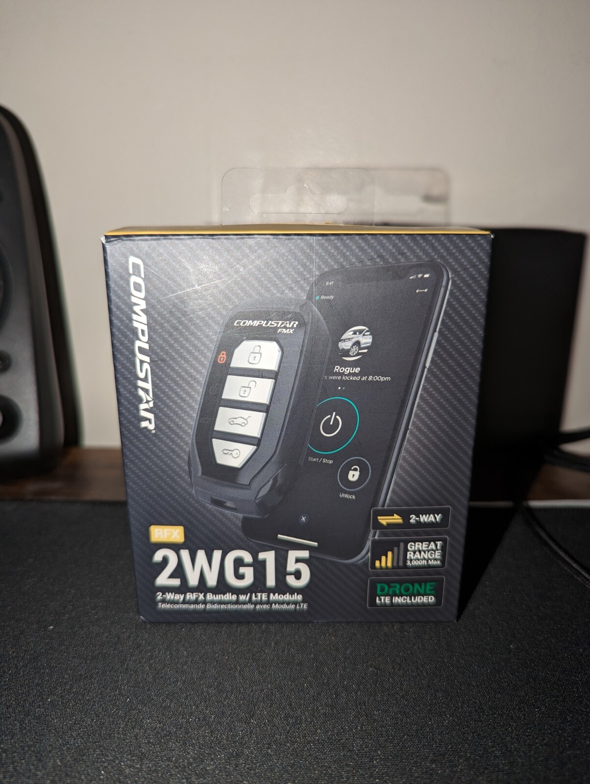 Compustar CSX4900-S 2-Way 3000-Ft Range Auto Remote Car Starter for ...