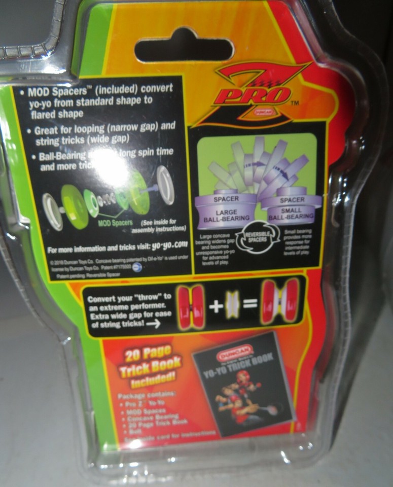 New Duncan Pro Z Translucent Red & Yellow YoYo Yo Yo Mod Spacers w ...