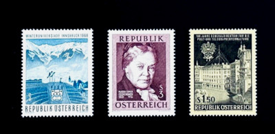 AUSTRIA Stamp Lot - 1966-68 Commemoratives Mint OG LH r81🔥 | eBay