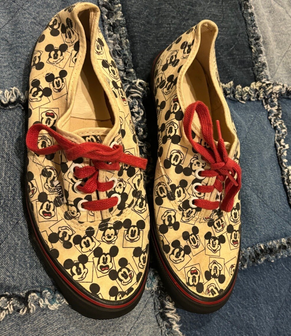 Vintage Mickey Mouse X Vans 80s 90s - Gem