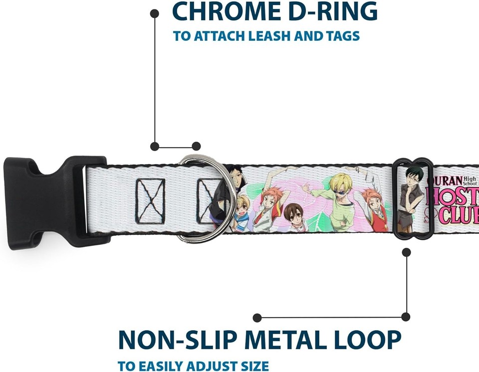 Crunchyroll Pet Collar, Dog Collar Plastic Buckle, Ouran High School ...